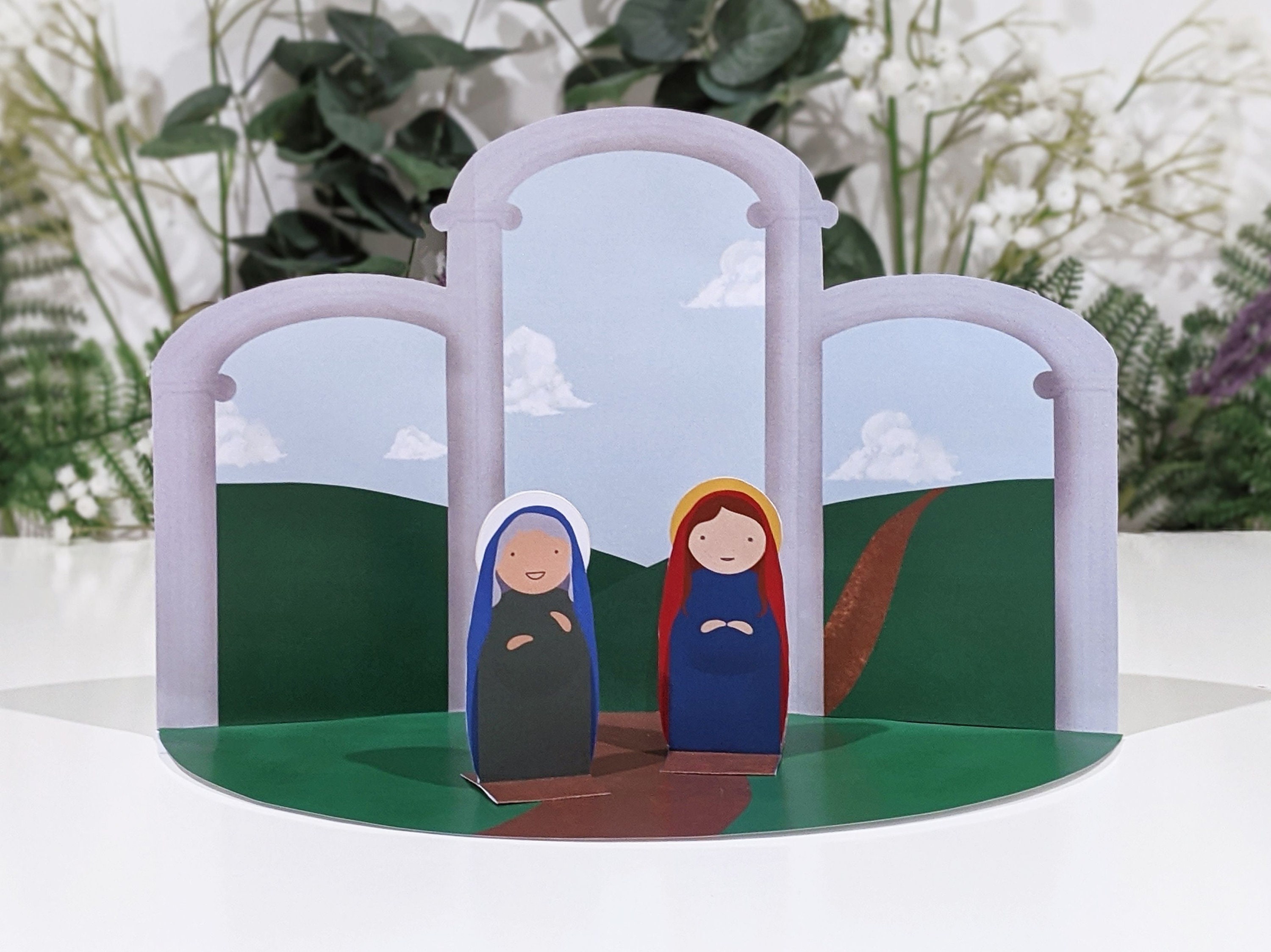 Printable Visitation Diorama | Atrium Level 1 | Catechesis of the Good ...