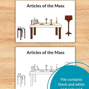 Articles of the Mass Wall Charts | Catechesis of the Good Shepherd ...