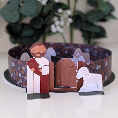 Printable Nativity Diorama Atrium Level 1 Catechesis of - Etsy