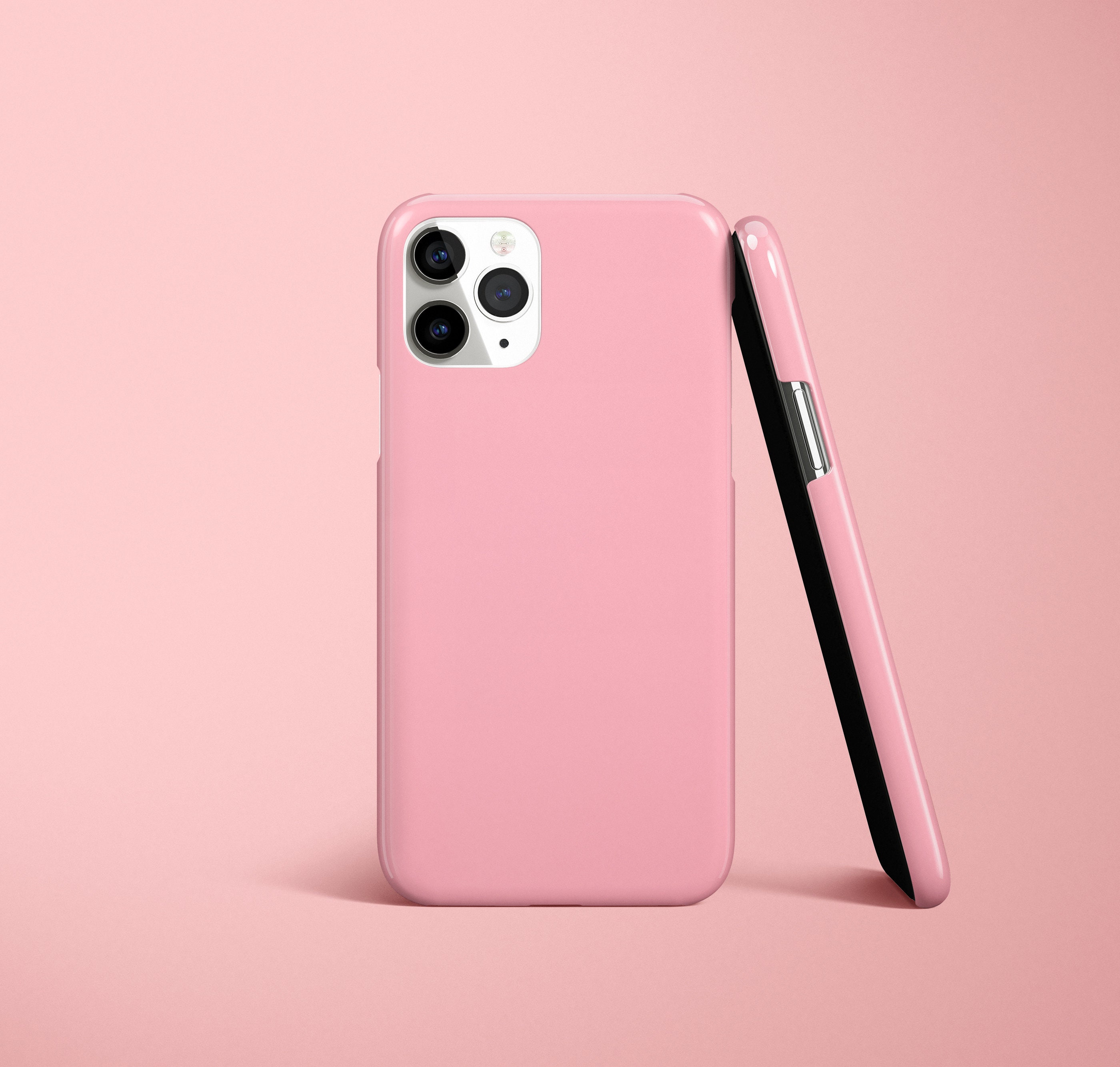 Color rosa claro iPhone Case iPhone 12 Case iPhone 12 Pro Max | Etsy