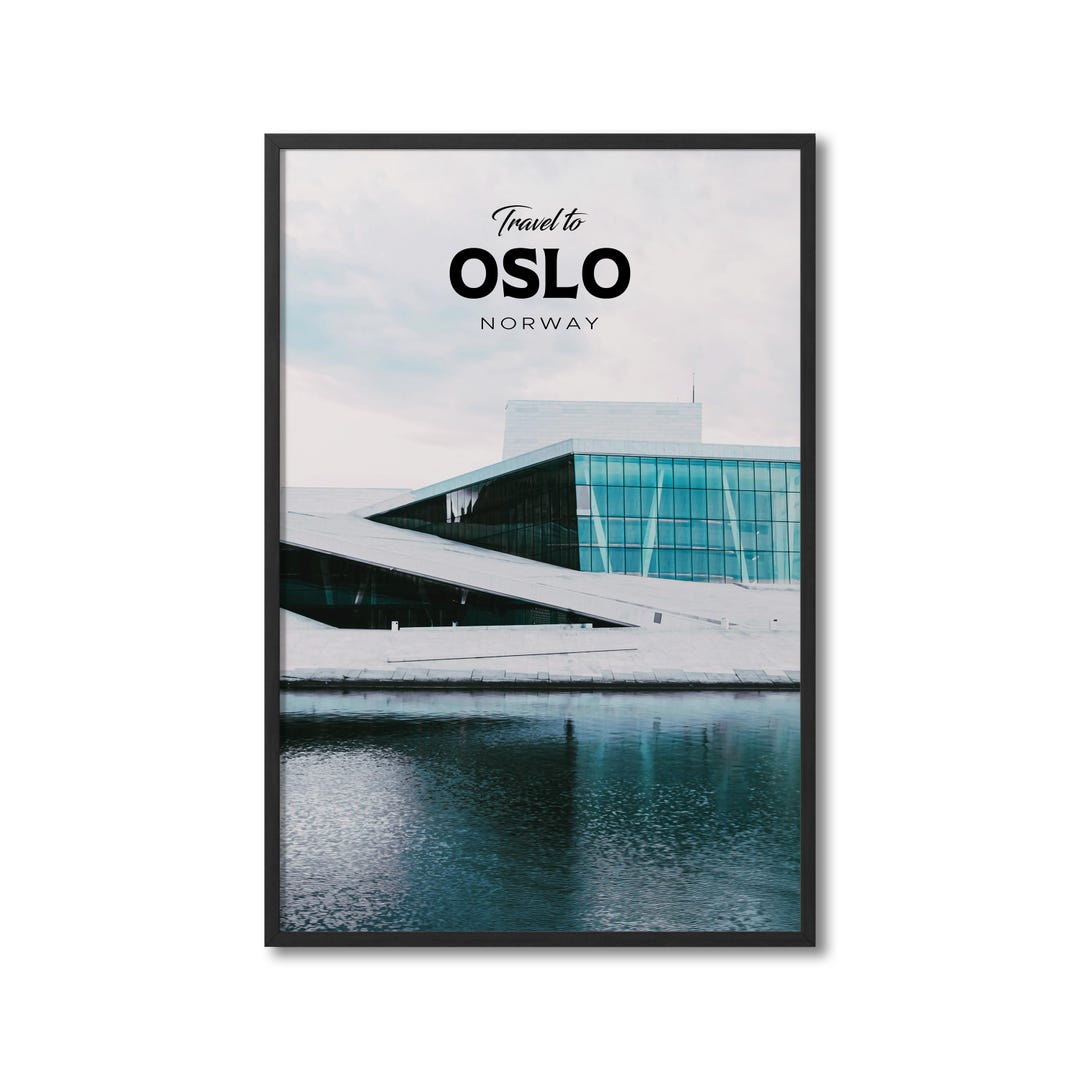 Oslo Norway Travel Art, Oslo Print, Oslo Travel Poster, Oslo Poster ...