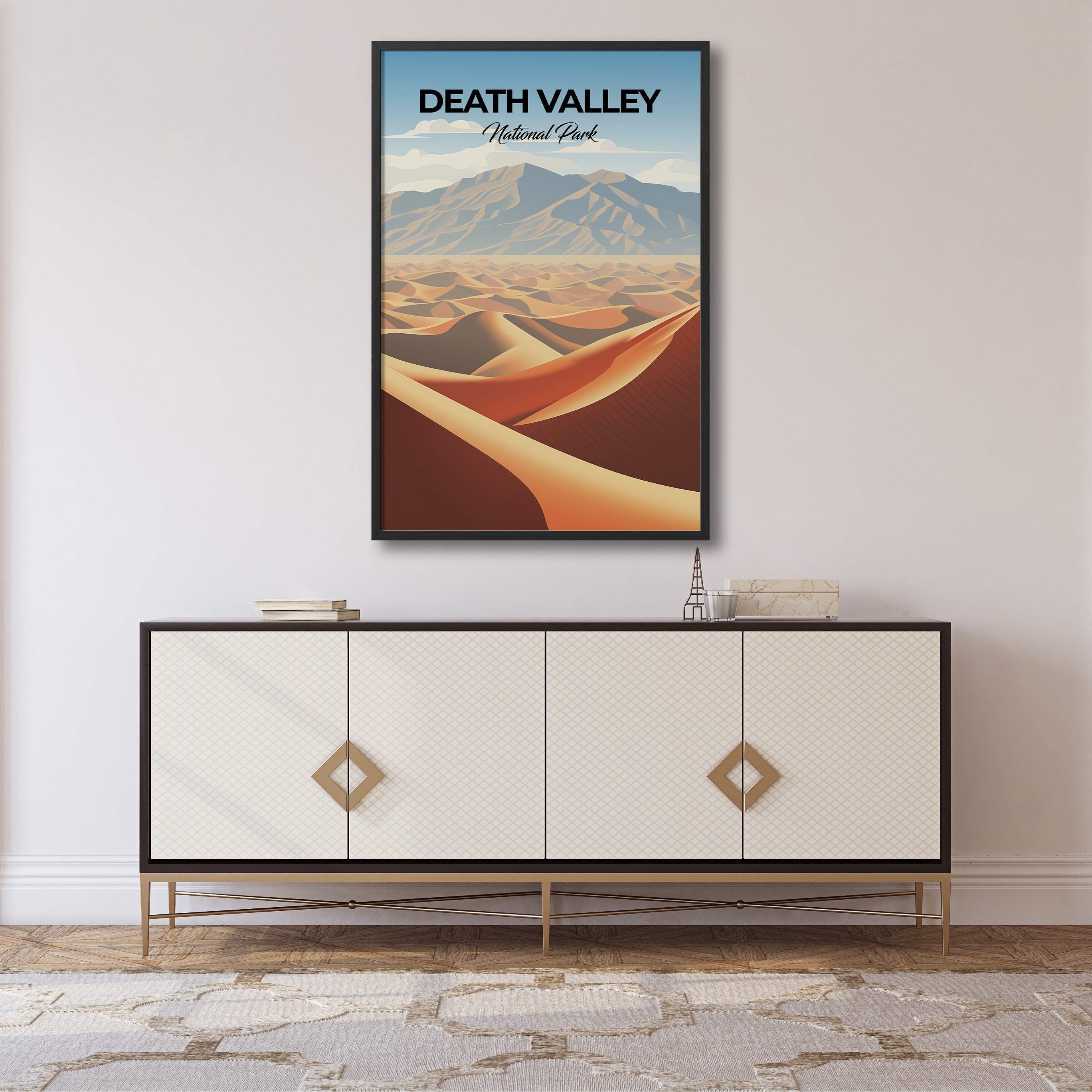Death Valley National Park Travel Print Wall Art Death Valley Wall ...
