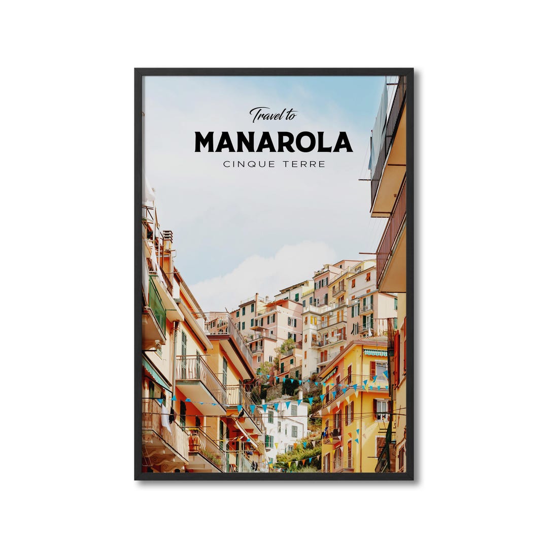 Manarola Cinque Terre Travel Art, Manarola Print, Manarola Travel ...