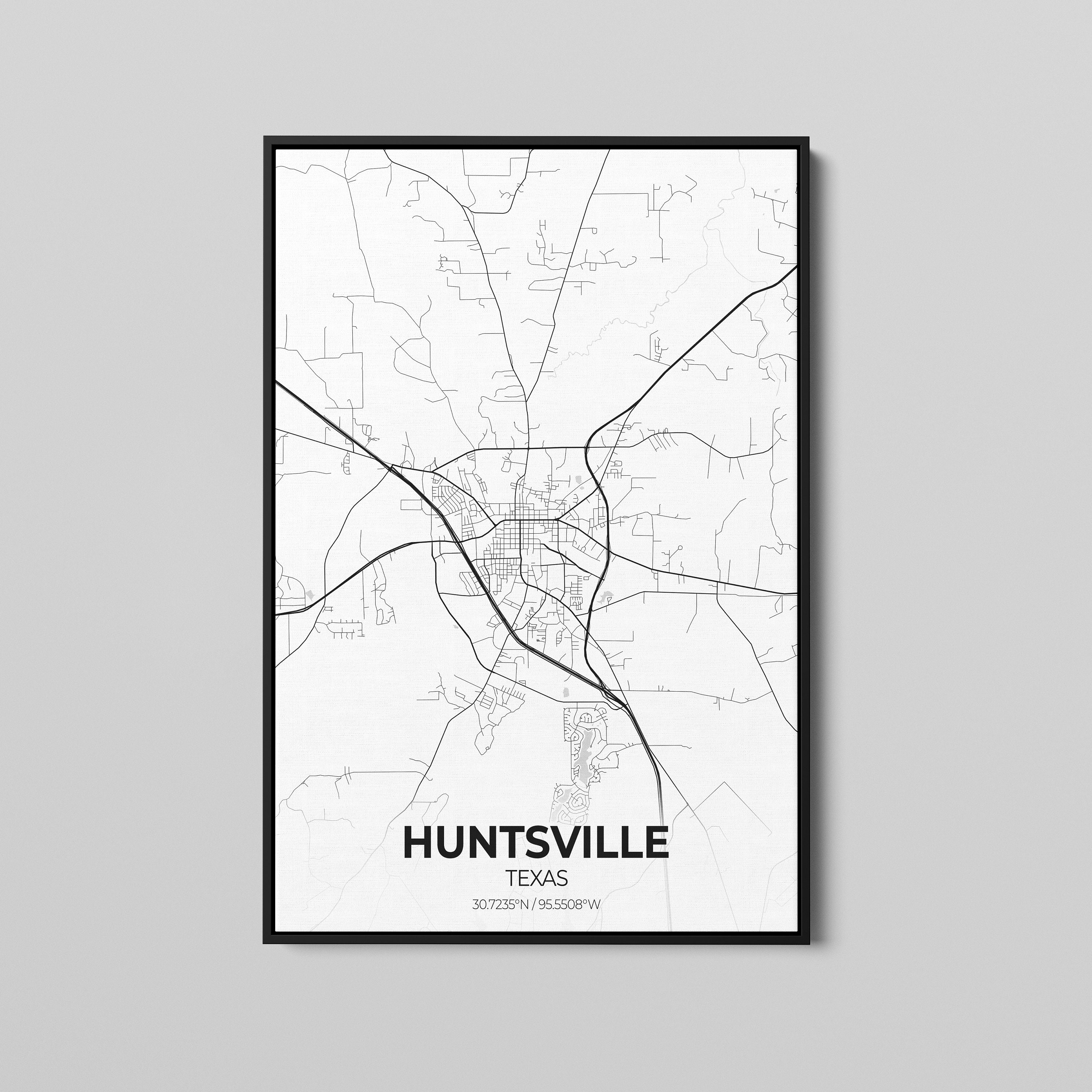 Huntsville Texas Map