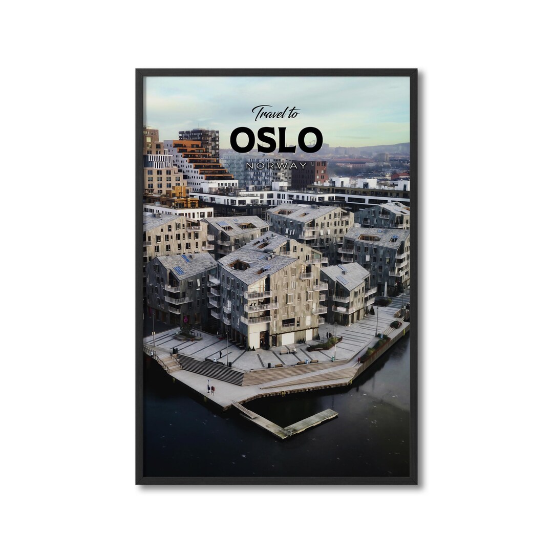 Oslo Norway Travel Art, Oslo Print, Oslo Travel Poster, Oslo Poster ...