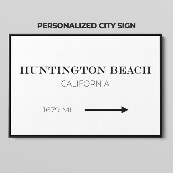 Huntington Beach Sign - Etsy
