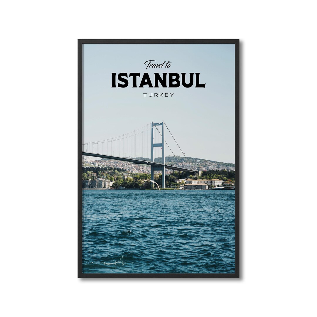 Istanbul Turkey Travel Art, Istanbul Travel Print, Istanbul Travel ...