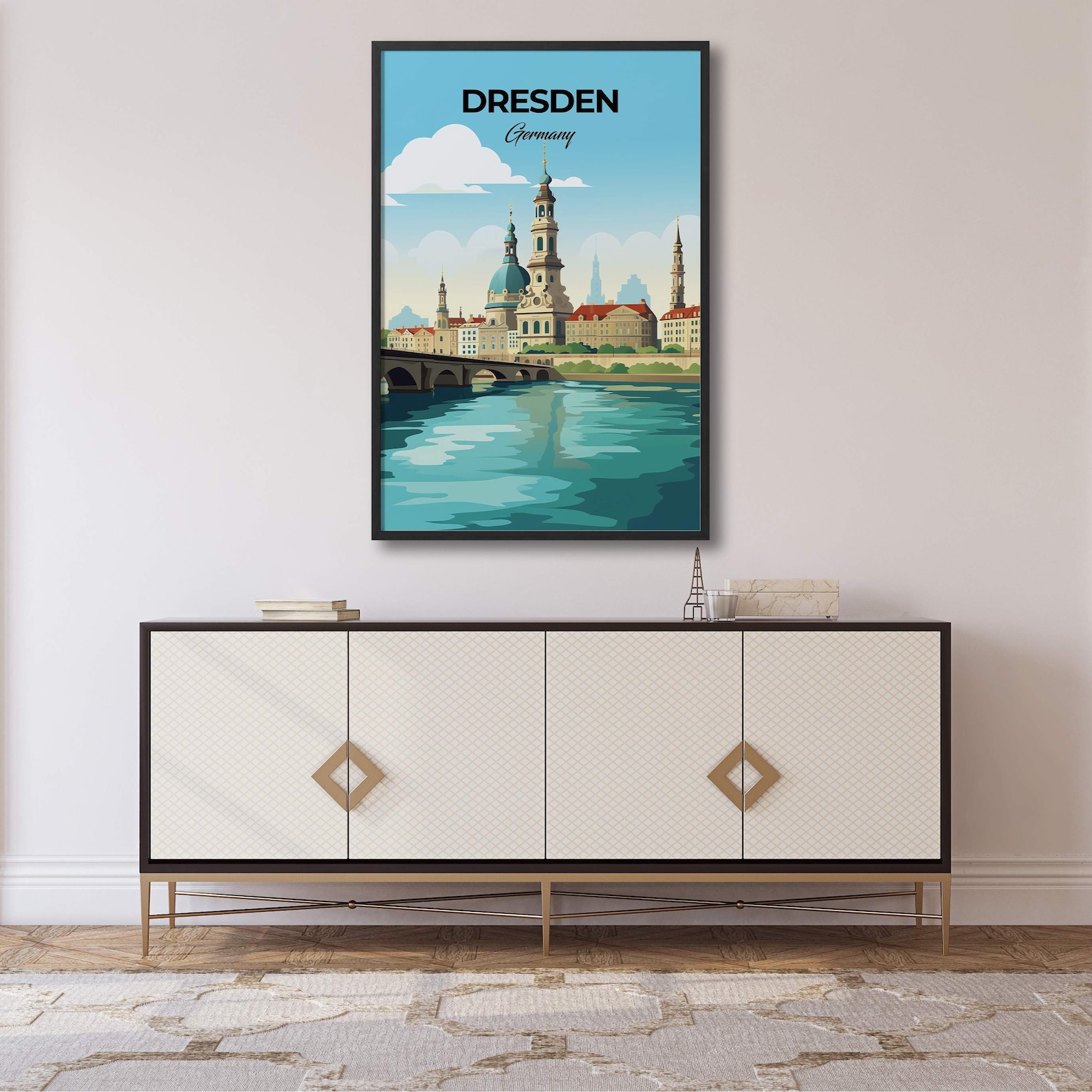 Dresden Germany Travel Print Wall Art Dresden Wall Hanging - Etsy