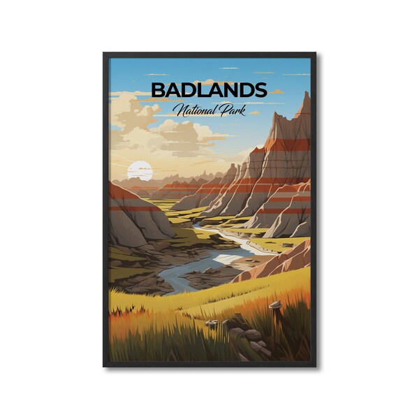Badlands Park Print - Etsy
