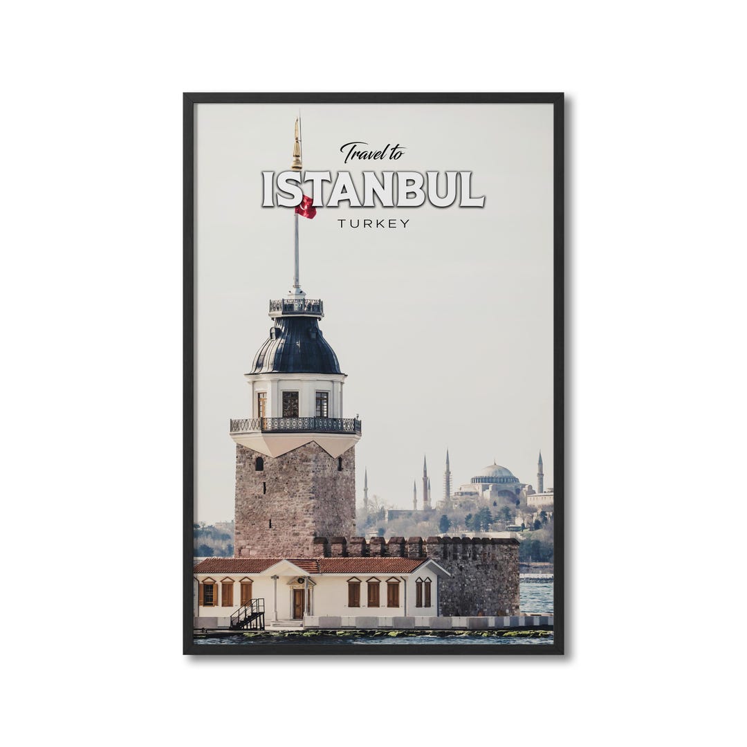 Istanbul Turkey Travel Art, Istanbul Travel Print, Istanbul Travel ...