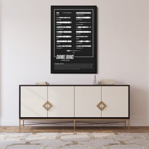 Custom Soundwave Album Print / Personalize Album Print / Music Wall Art ...