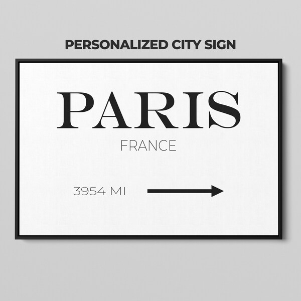 Paris Street Sign - Etsy