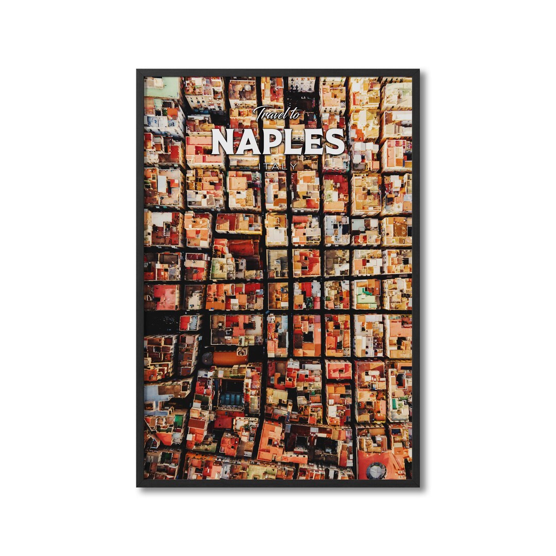 Naples Italy Travel Art, Naples Print, Naples Travel Poster, Naples ...