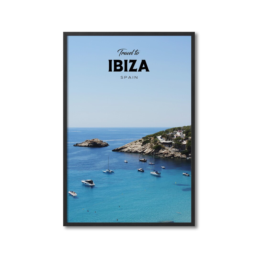 Ibiza Spain Travel Art, Ibiza Travel Print, Ibiza Travel Poster, Ibiza Poster, Ibiza Wall Art ...