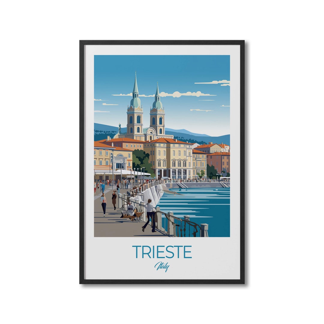 Trieste Italy Travel Art Trieste Travel Print Trieste Travel - Etsy