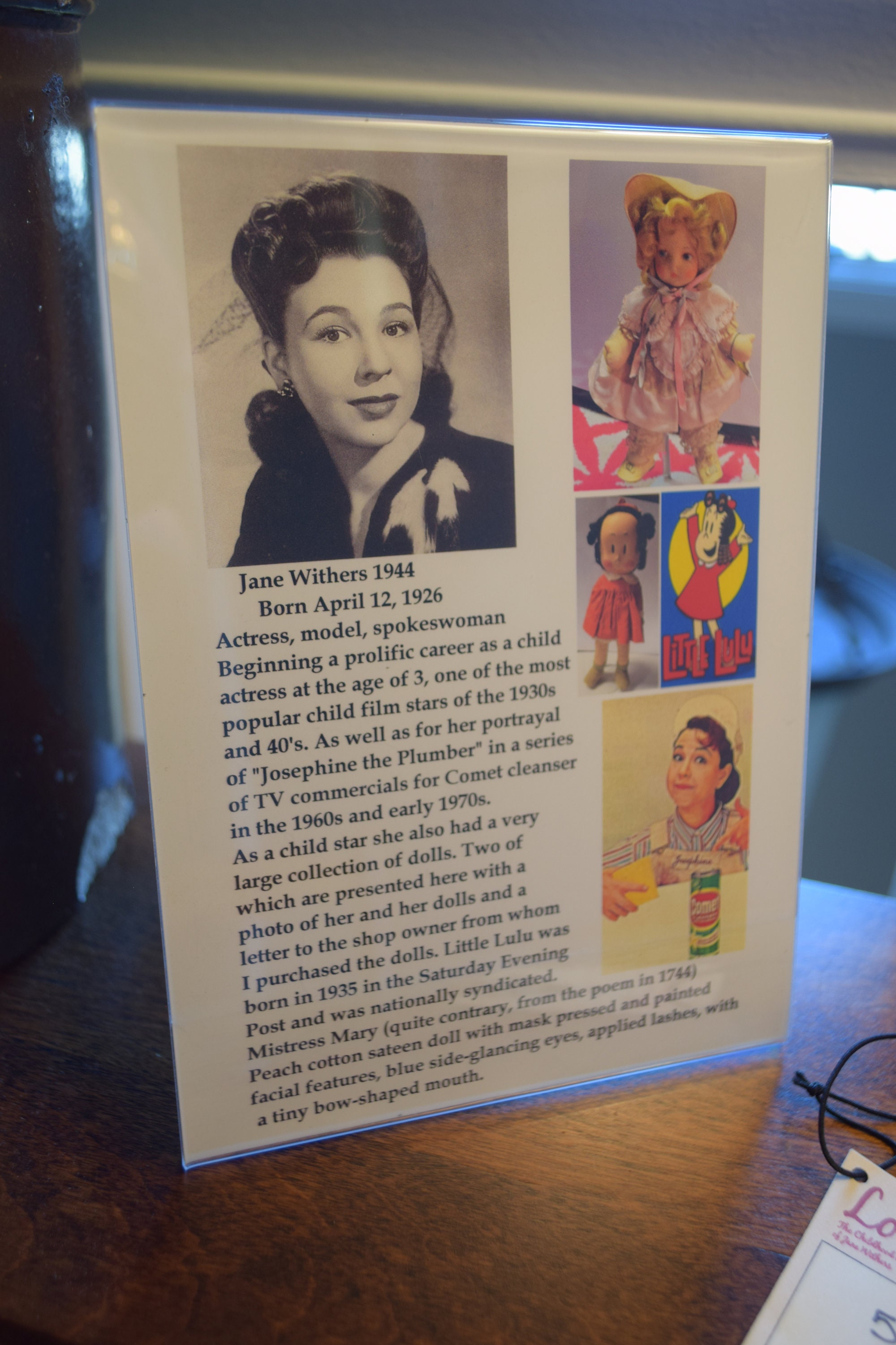 Historic Antique Dolls Owned by Jane Withers, 30's Child Star, 60's ...