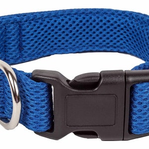 Mesh Dog Collar, Adjustable Aero Mesh 360 Degree Dual Sided Comfortable ...
