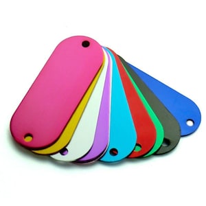 Premium Aluminum Rivet Tags (with Rivets) | Custom Personalized ...