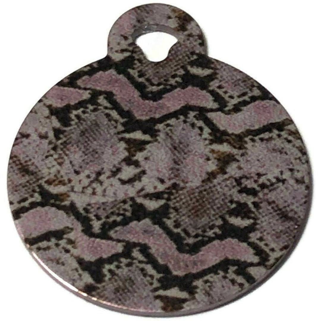 New Snake Print Tag | Custom Engraved Personalized Pet ID Tag | Dog Tag ...
