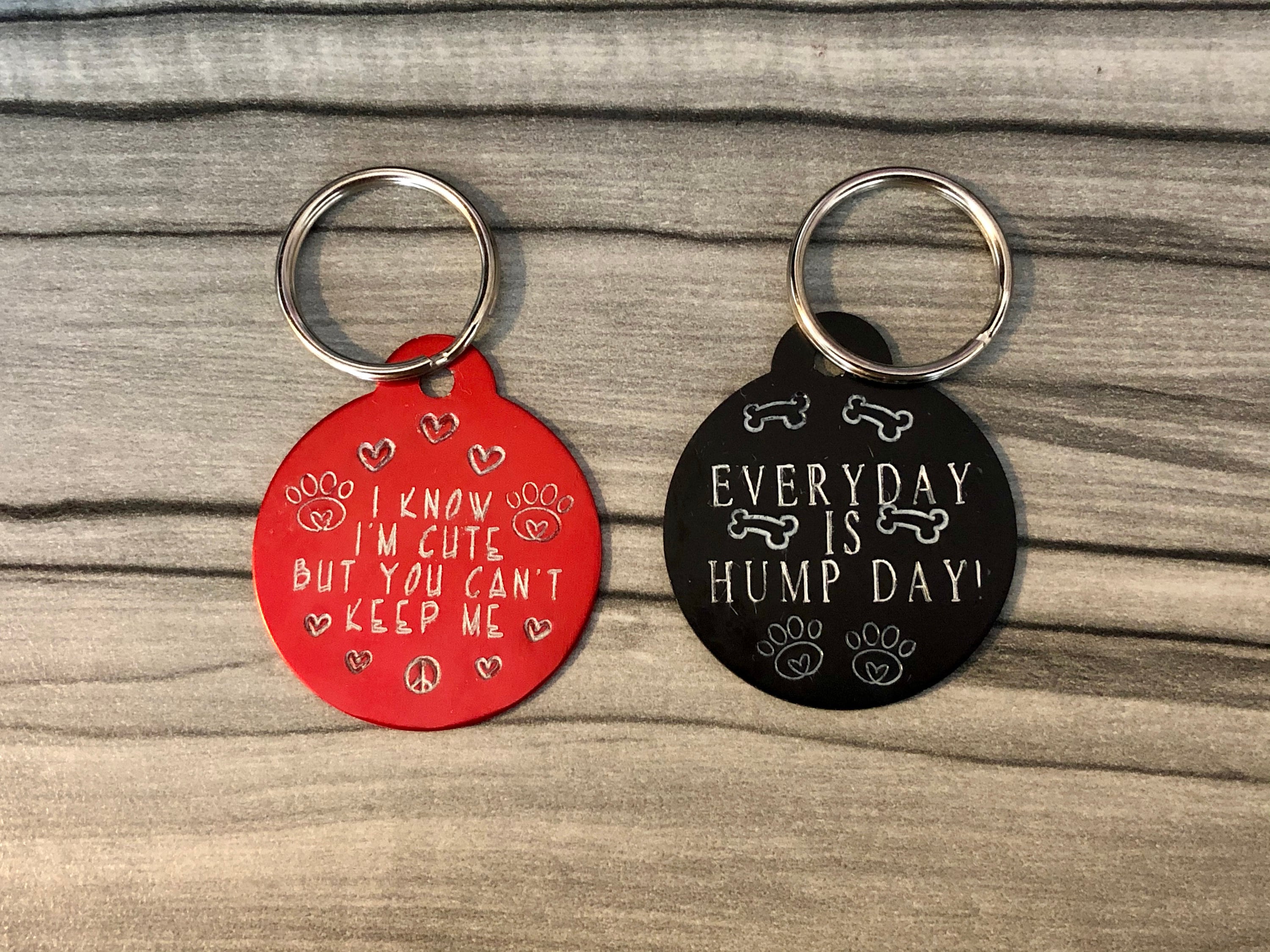 Funny Sayings Pet ID Tags - Etsy