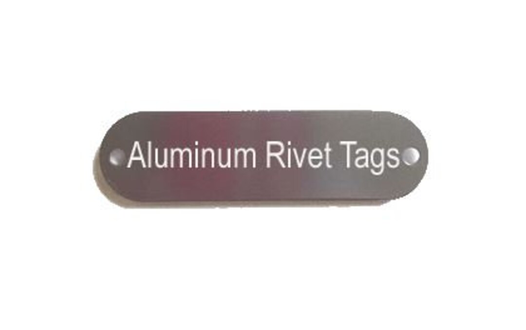 Premium Aluminum Rivet Tag | Custom Personalized Engraving Collar Pet ...