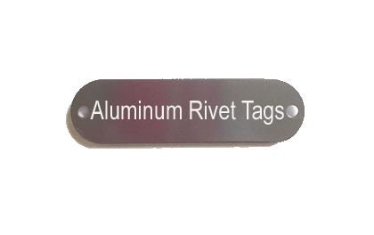Premium Aluminum Rivet Tag Custom Personalized Engraving - Etsy