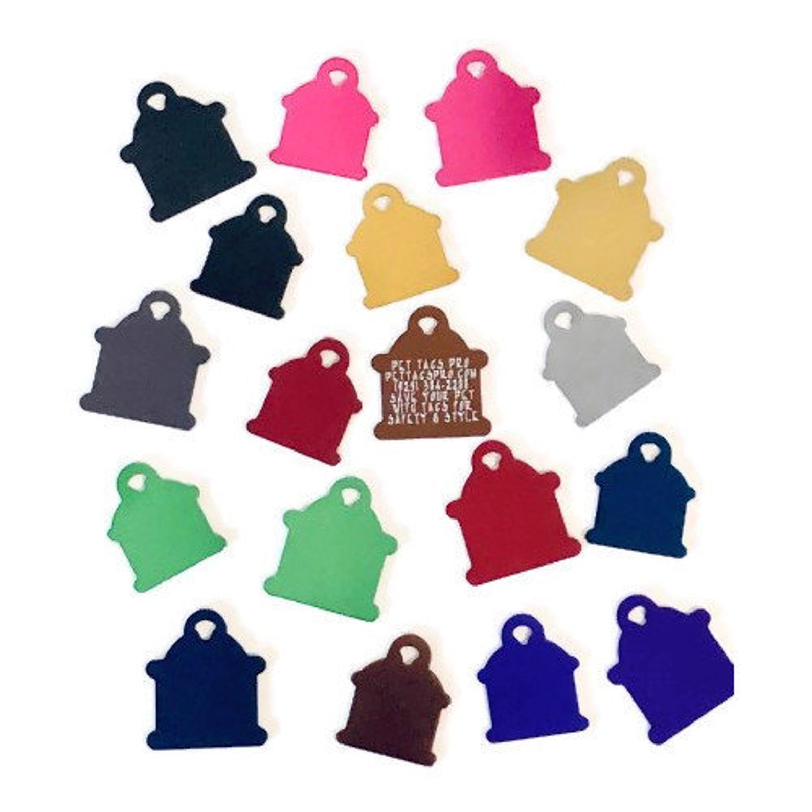 Hydrant Pet ID Tag | Diamond Engraved Aluminum, Custom Personalized - Etsy
