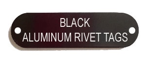 Premium Aluminum Rivet Tag Custom Personalized Engraving - Etsy