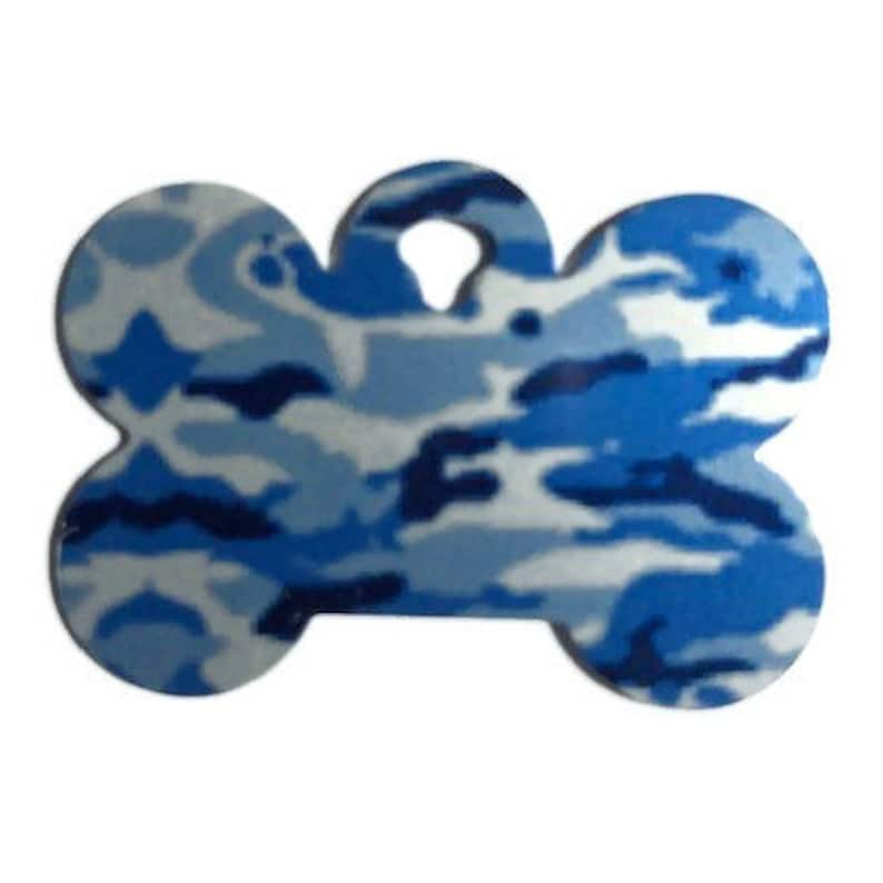 Designer Camo Bone Tags Personalized Engraved Camouflage - Etsy