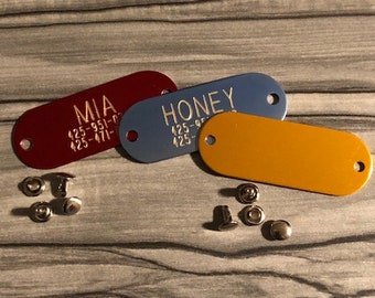 Dog Collar Tags - Etsy