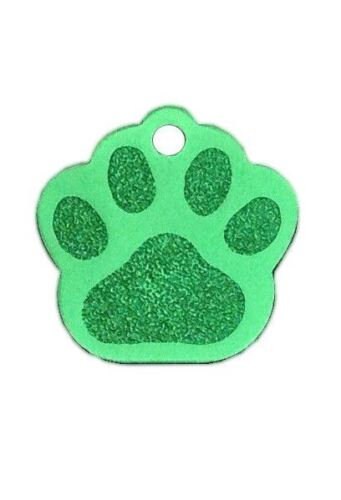 Small Paw Print Pet ID Tag and Charm in one with Custom | Etsy
