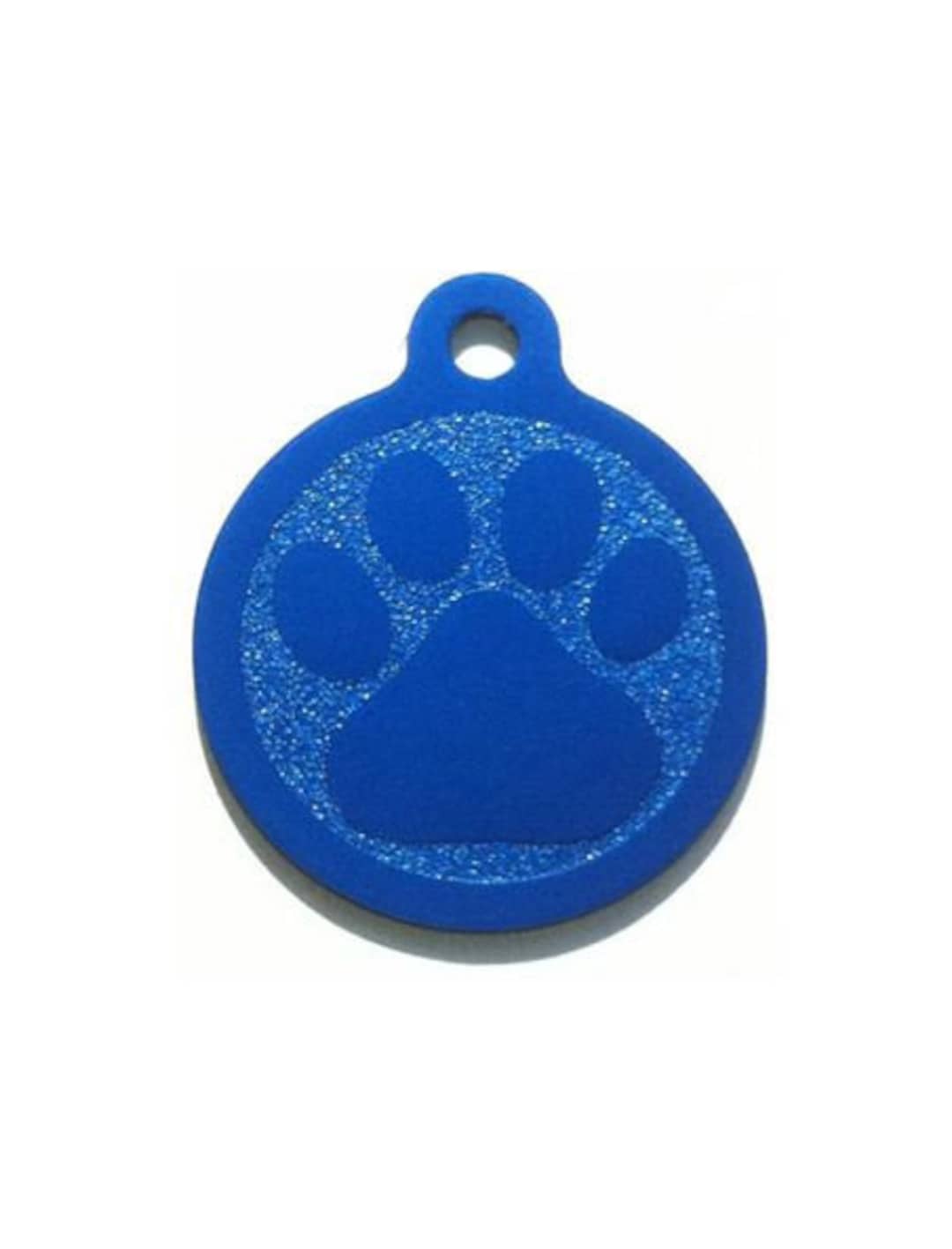 Paw Print Personalized Dog Tag Cat Tag | Paw Print Pet ID Tags | Paw ...