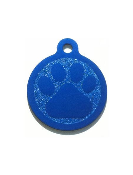 Paw Print Personalized Dog Tag Cat Tag Paw Print Pet ID Tags - Etsy