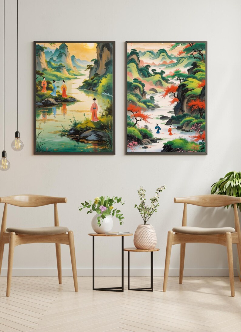 Hanfu Digital Art Print – Chinese Traditional Clothing Wall Art ...