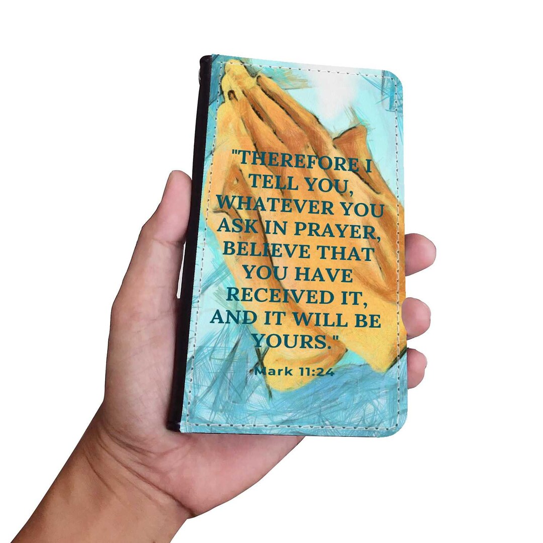 Christian Wallet Phone Case, Bible Verse Phone Case, iPhone 12 Case ...
