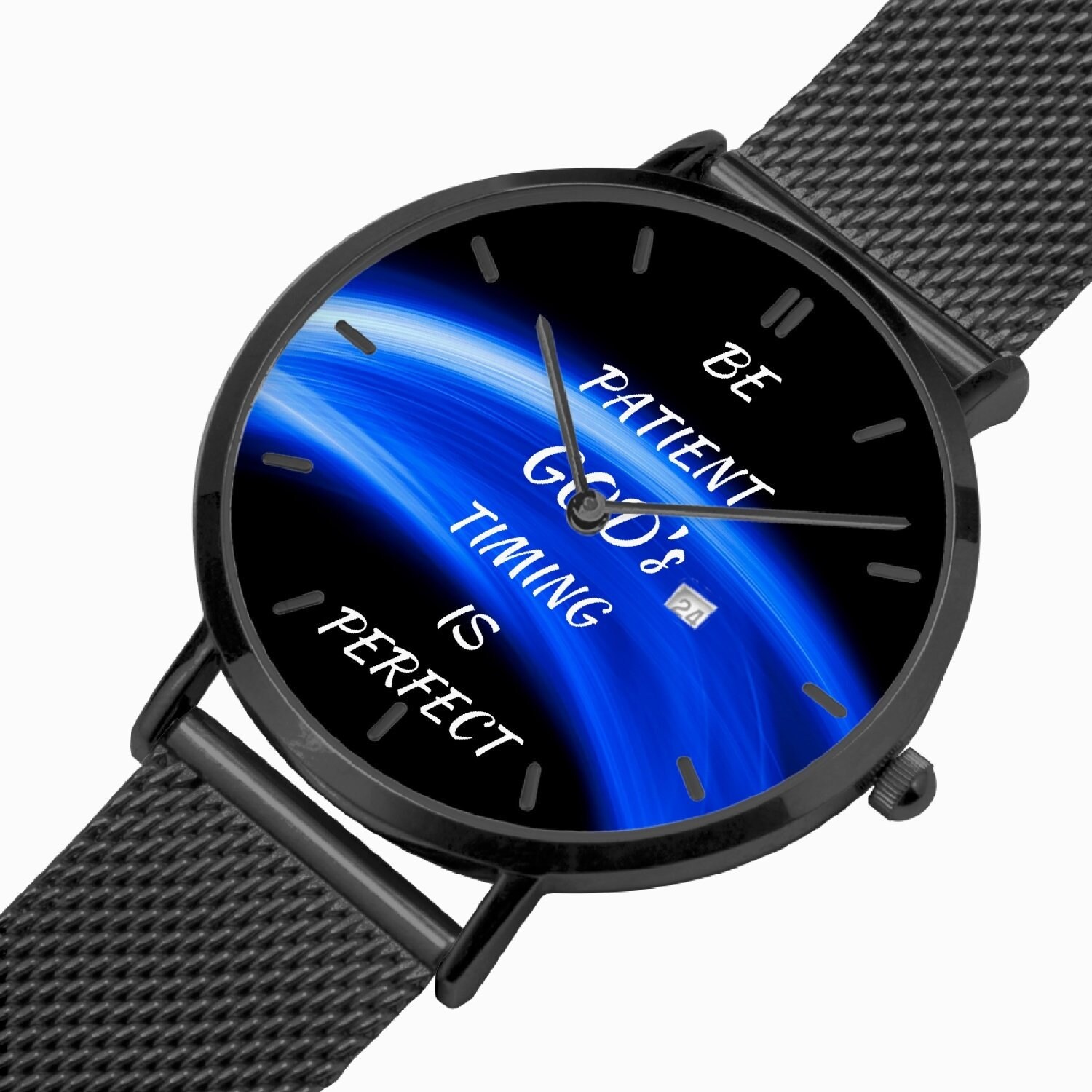 Scripture Unisex Wristwatch be Patient God's Timing is Perfect ...