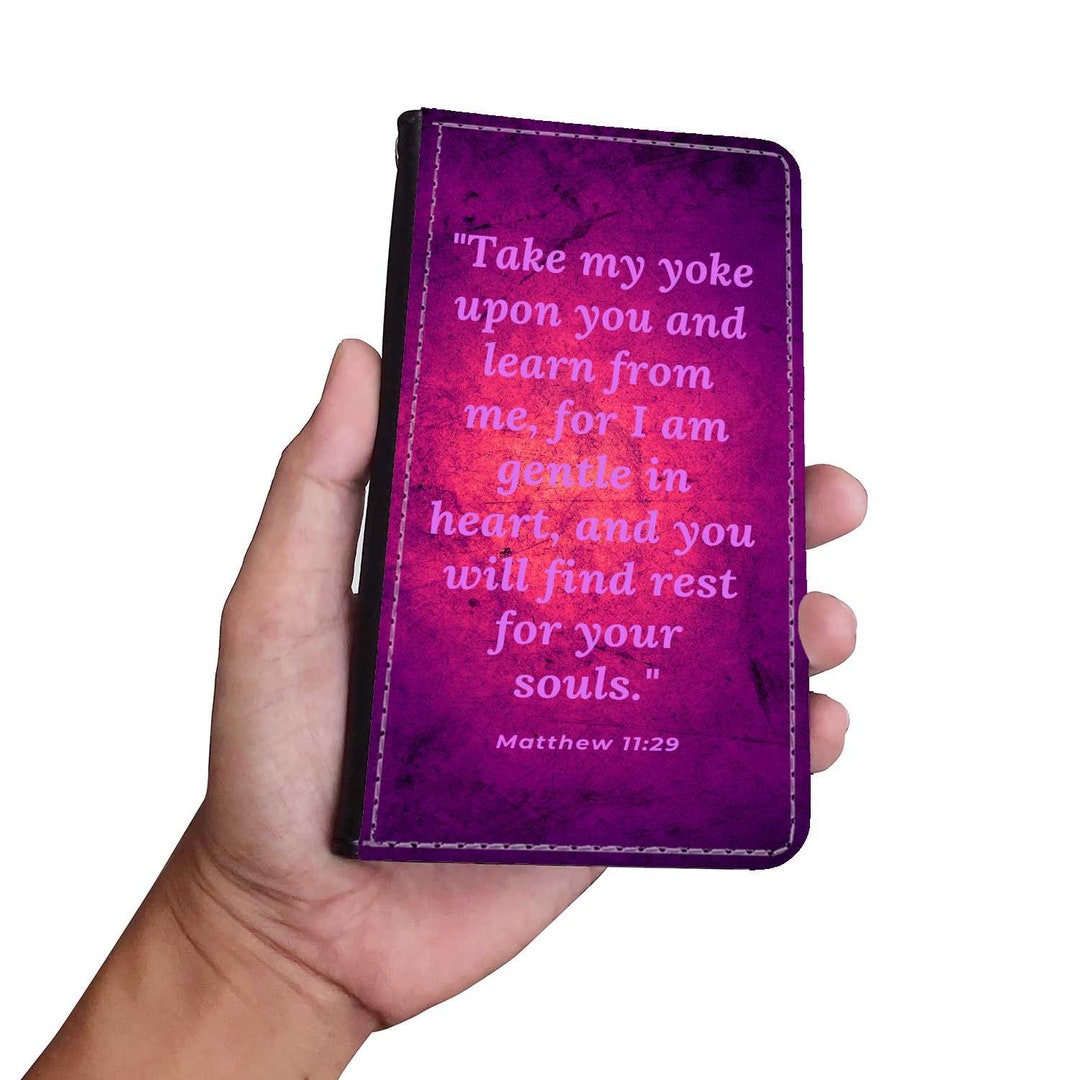 Christian Wallet Phone Case, Bible Verse Phone Case, iPhone 12 Case ...
