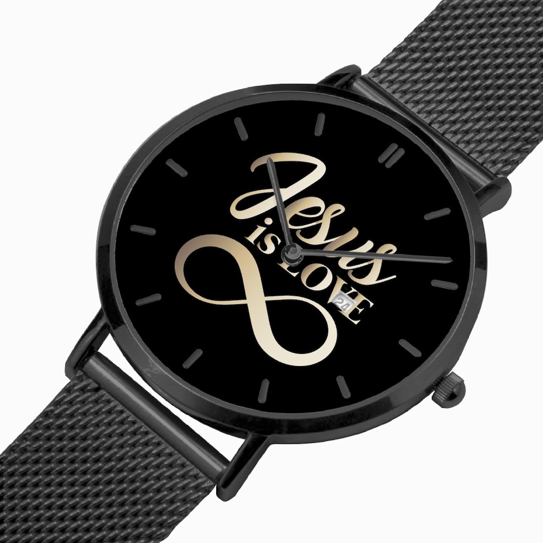 Scripture Unisex Wristwatches multi Color & Sizes Jesus is Love Watches ...