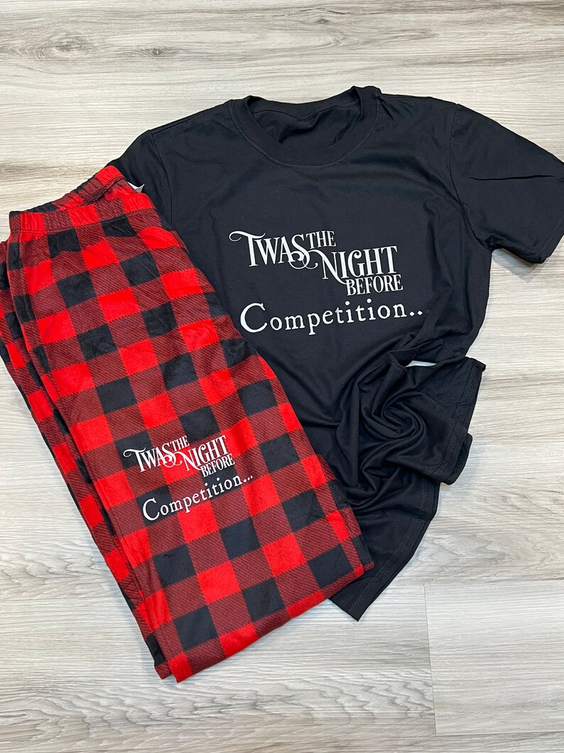 Twas the Night Before Competition Dance/cheer Pajama Set - Etsy