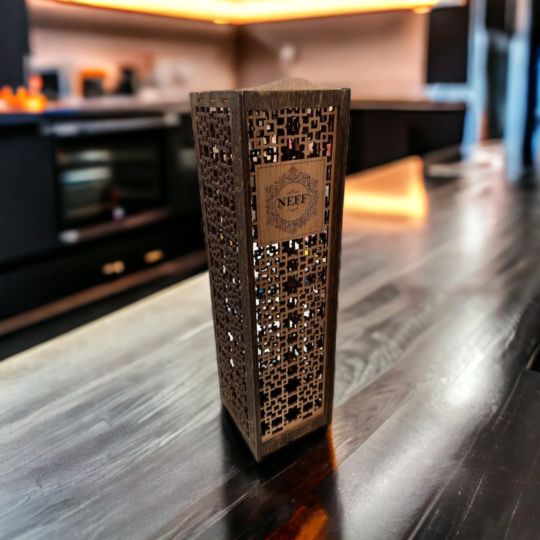 Wooden Wine Gift Box Dark Walnut Finished - Etsy