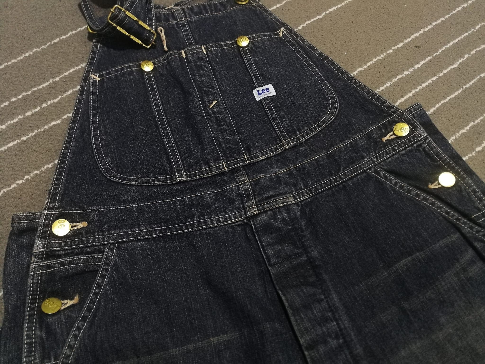 Lee Sanforized Union Made Denim Overall W 30-35 - Etsy