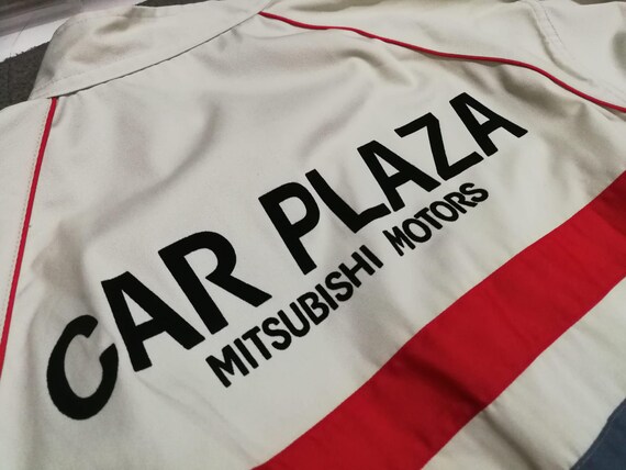 Vintage MITSUBISHI MOTOR car plaza coverall XS w26-33 - Gem