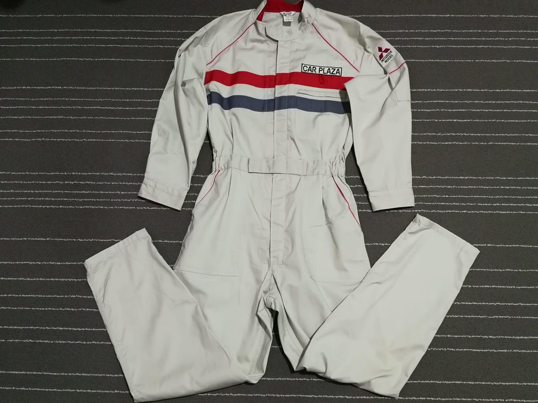 Vintage MITSUBISHI MOTOR Car Plaza Coverall XS W26-33 - Etsy