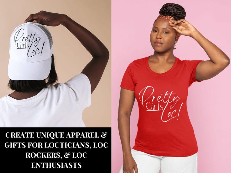 Pretty Girls Loc SVG PNG | Loc Quote Digital Design | Natural Hair ...