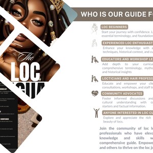 Loctician and Hair Stylist E Book Pdf - Loc Language Guide, Dread Locs ...