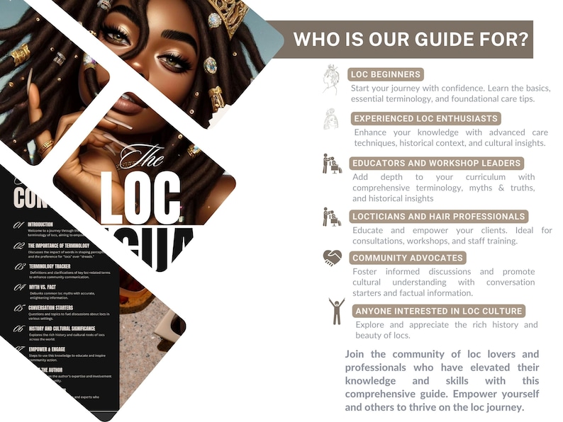 Loctician and Hair Stylist E Book Pdf - Loc Language Guide, Dread Locs ...