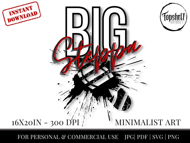 Big Stepper Hip Hop PNG, Printable Quote Art, Kendrick and J Cole Shirt ...