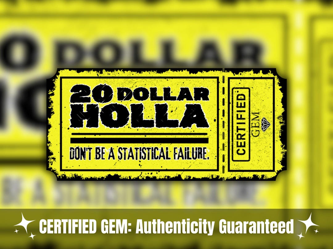 20 Dollar Holla Ticket Stub Design PNG | Lauryn Hill Bootleg Concert ...