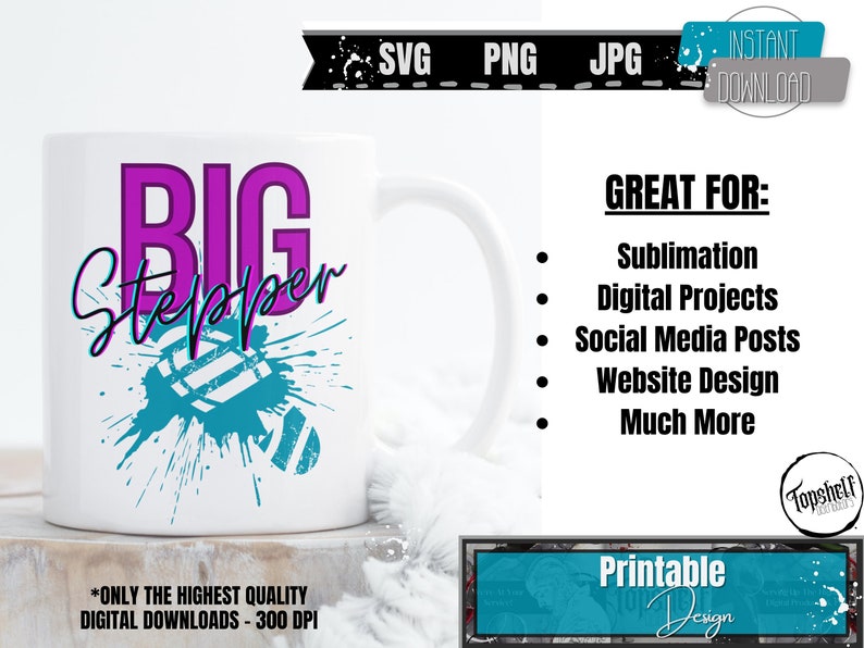 Big Stepper Hip Hop PNG Printable Quote Art Kendrick and J - Etsy