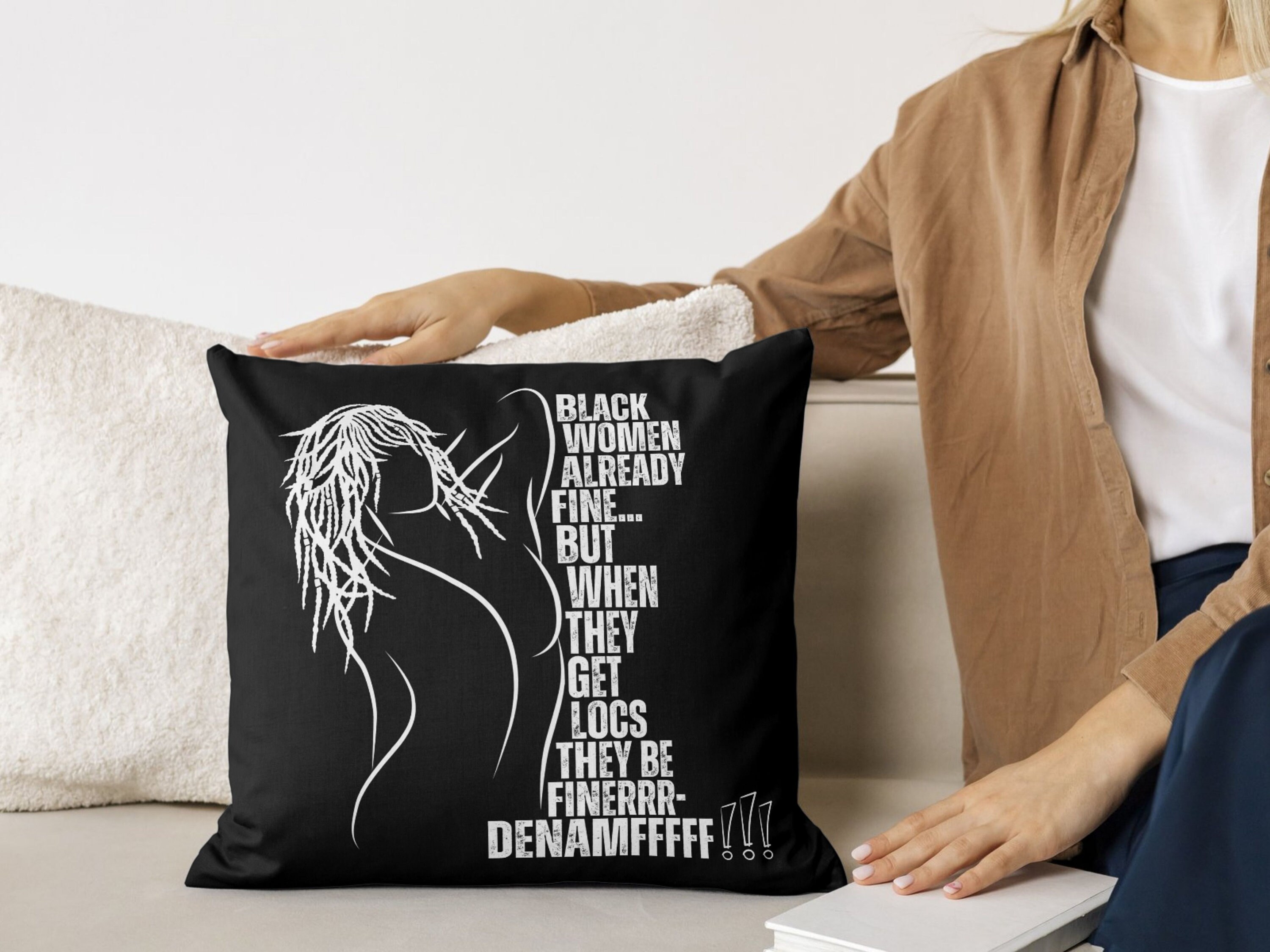 Printable Art Black Woman With Locs Funny Quote Loc Lovers PDF PNG ...